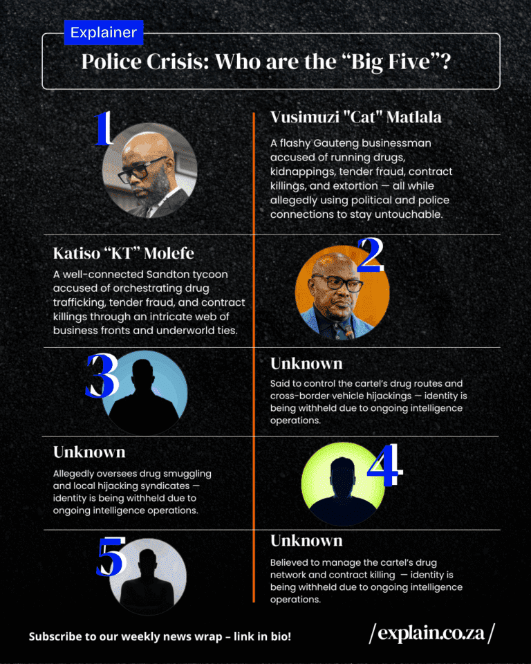The Madlanga Commission’s ‘Big Five’ explained - Explain
